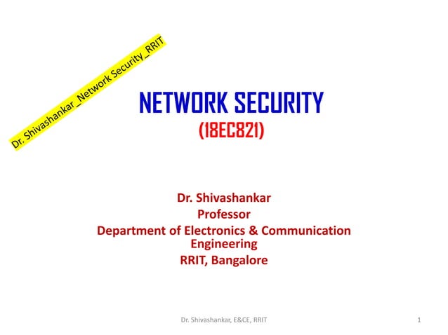 Network Security_Dr Shivashankar_Module 5.pdf