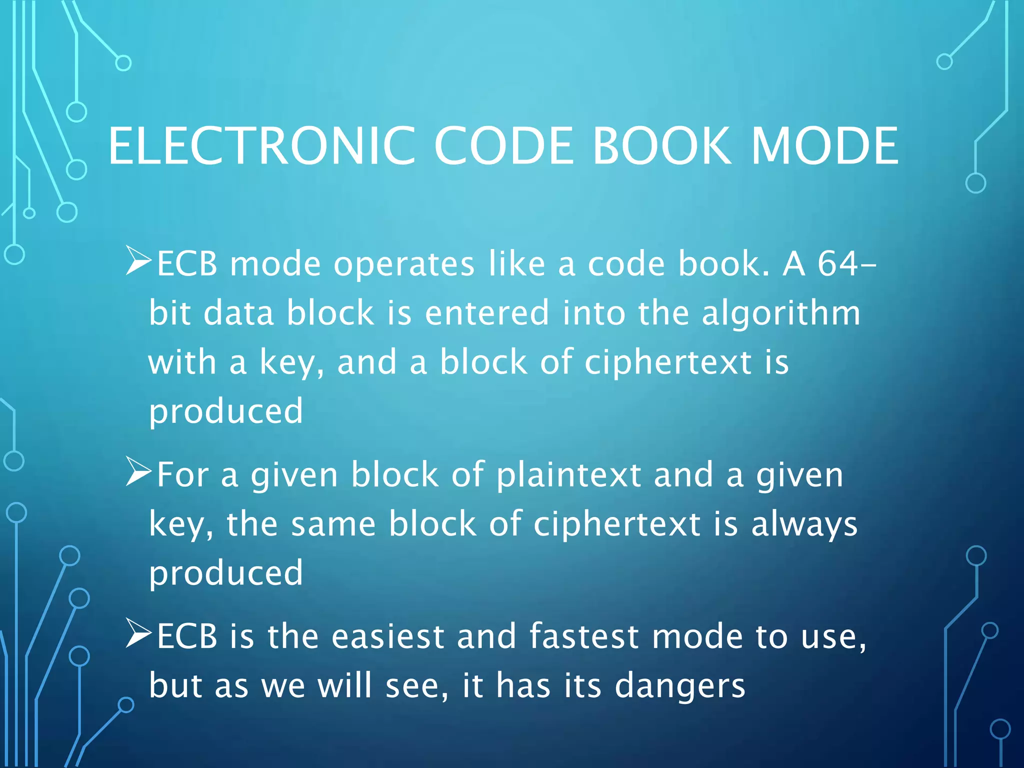 Data Encryption Standard (DES) | PPTX