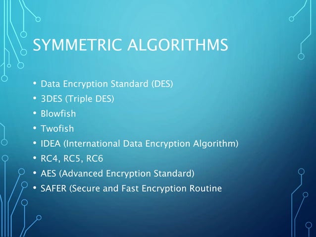 Data Encryption Standard (DES) | PPTX