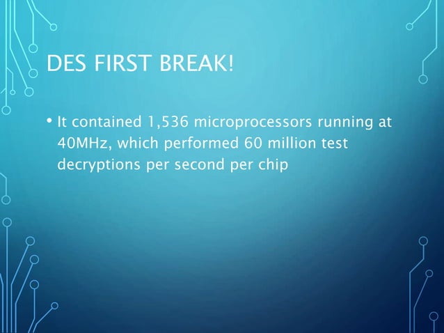 Data Encryption Standard (DES) | PPTX