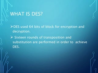 Data Encryption Standard (DES) | PPTX