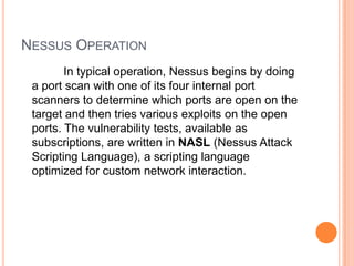 Network Security Nmap N Nessus | PPTX