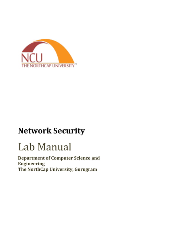 Network Security LabNetwork Security Lab | PDF Network Security LabNetwork Security Lab | PDF
