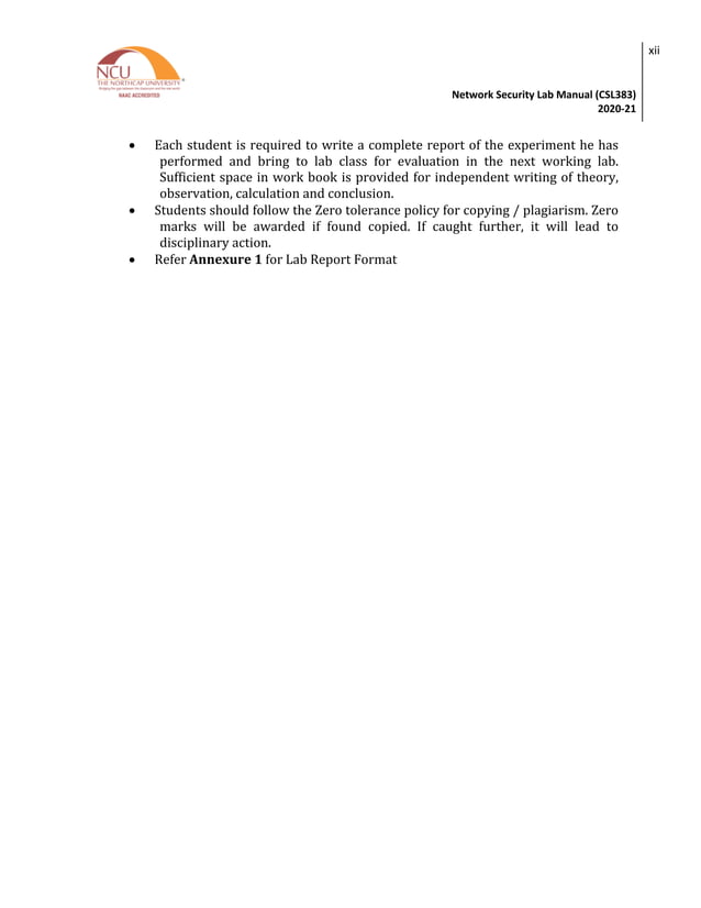 Network Security LabNetwork Security Lab | PDF