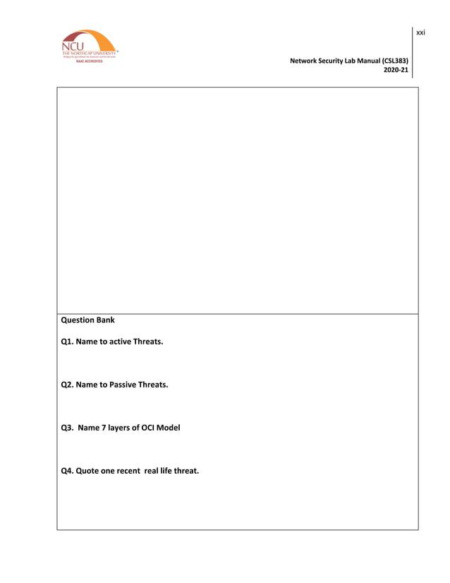 Network Security LabNetwork Security Lab | PDF Network Security LabNetwork Security Lab | PDF
