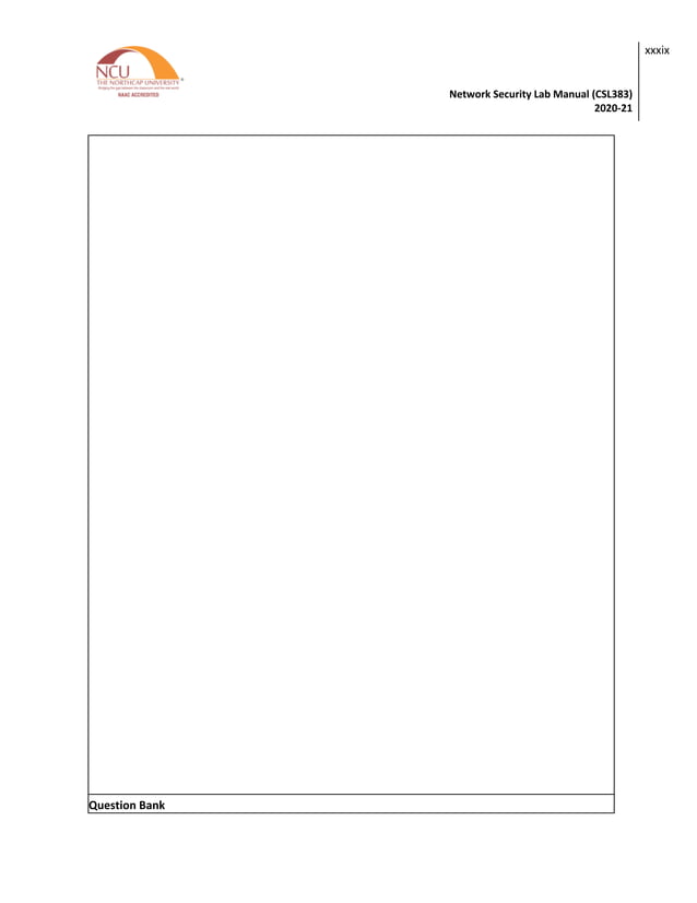 Network Security LabNetwork Security Lab | PDF