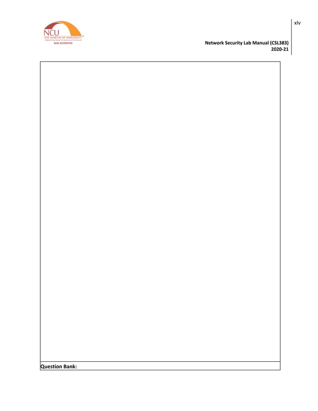 Network Security LabNetwork Security Lab | PDF