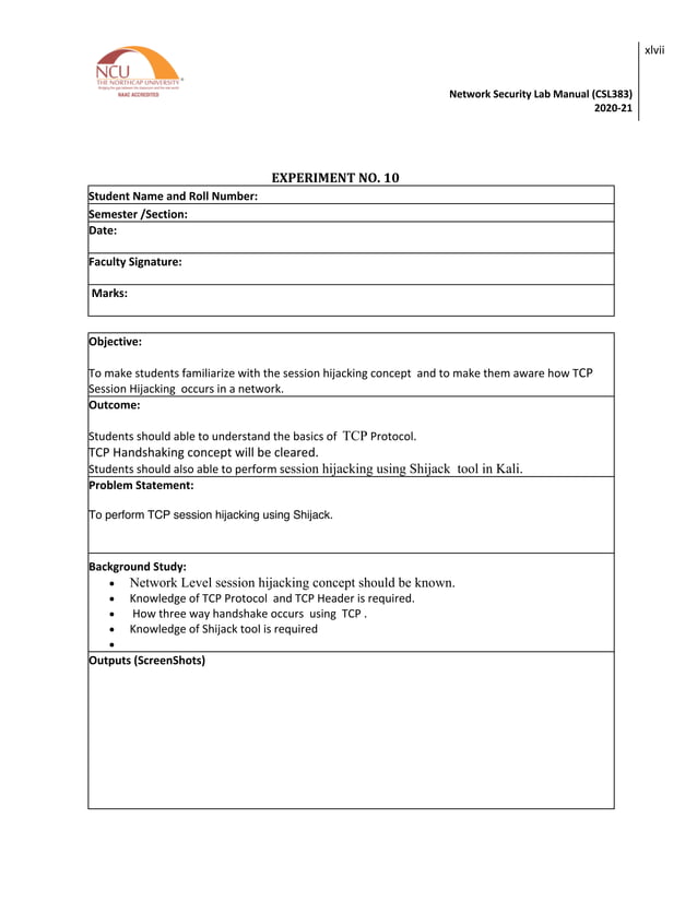 Network Security Labnetwork Security Lab Pdf
