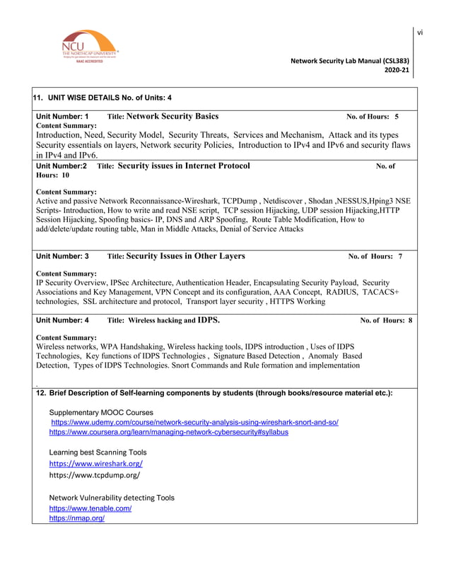 Network Security LabNetwork Security Lab | PDF
