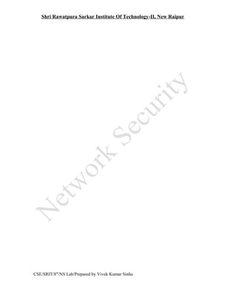 Network security Lab manual | DOC
