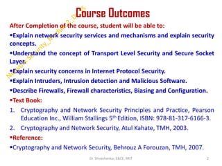 Network Security_Module_2_Dr Shivashankar | PDF