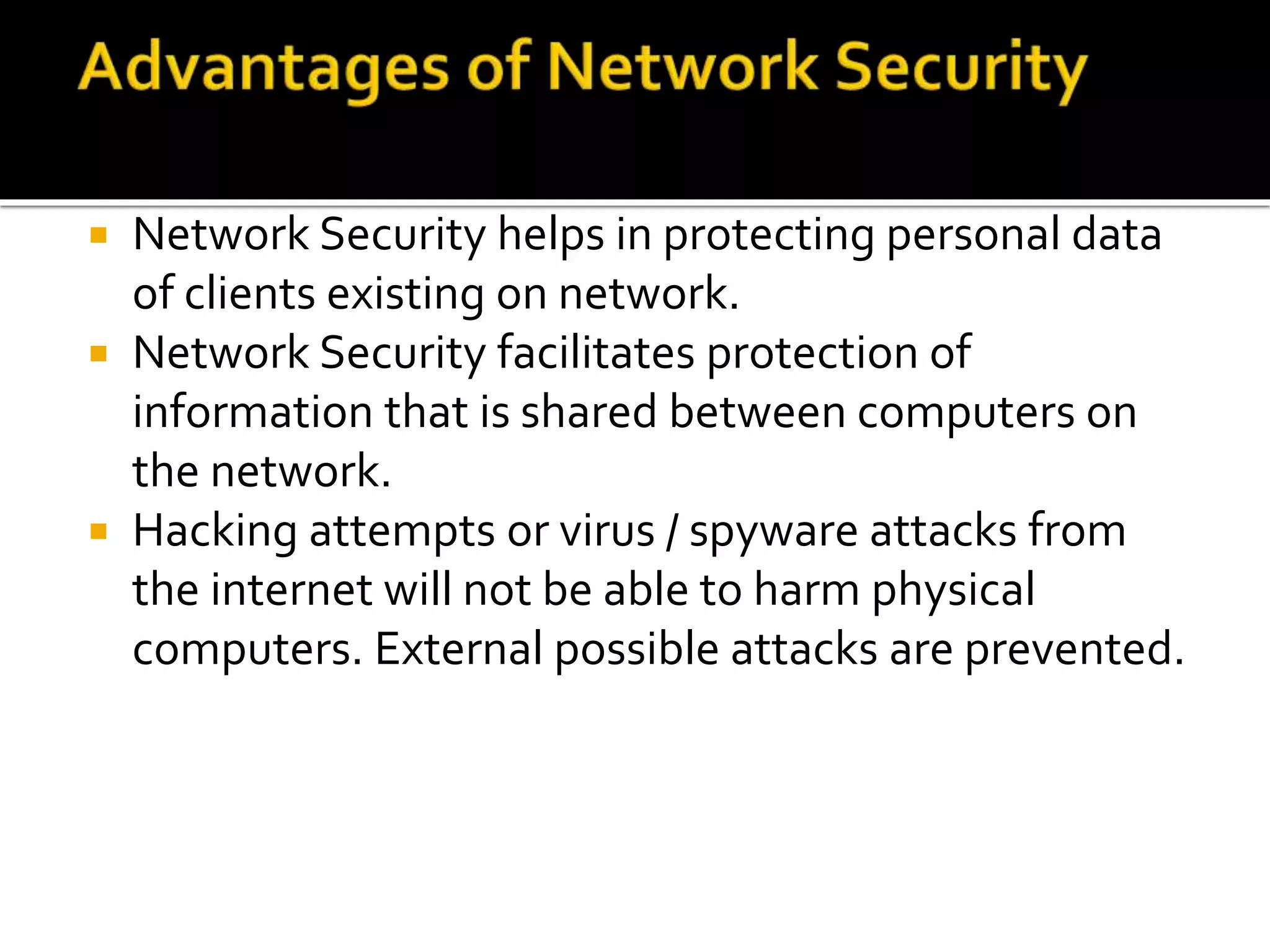 Network security ppt | PPTX