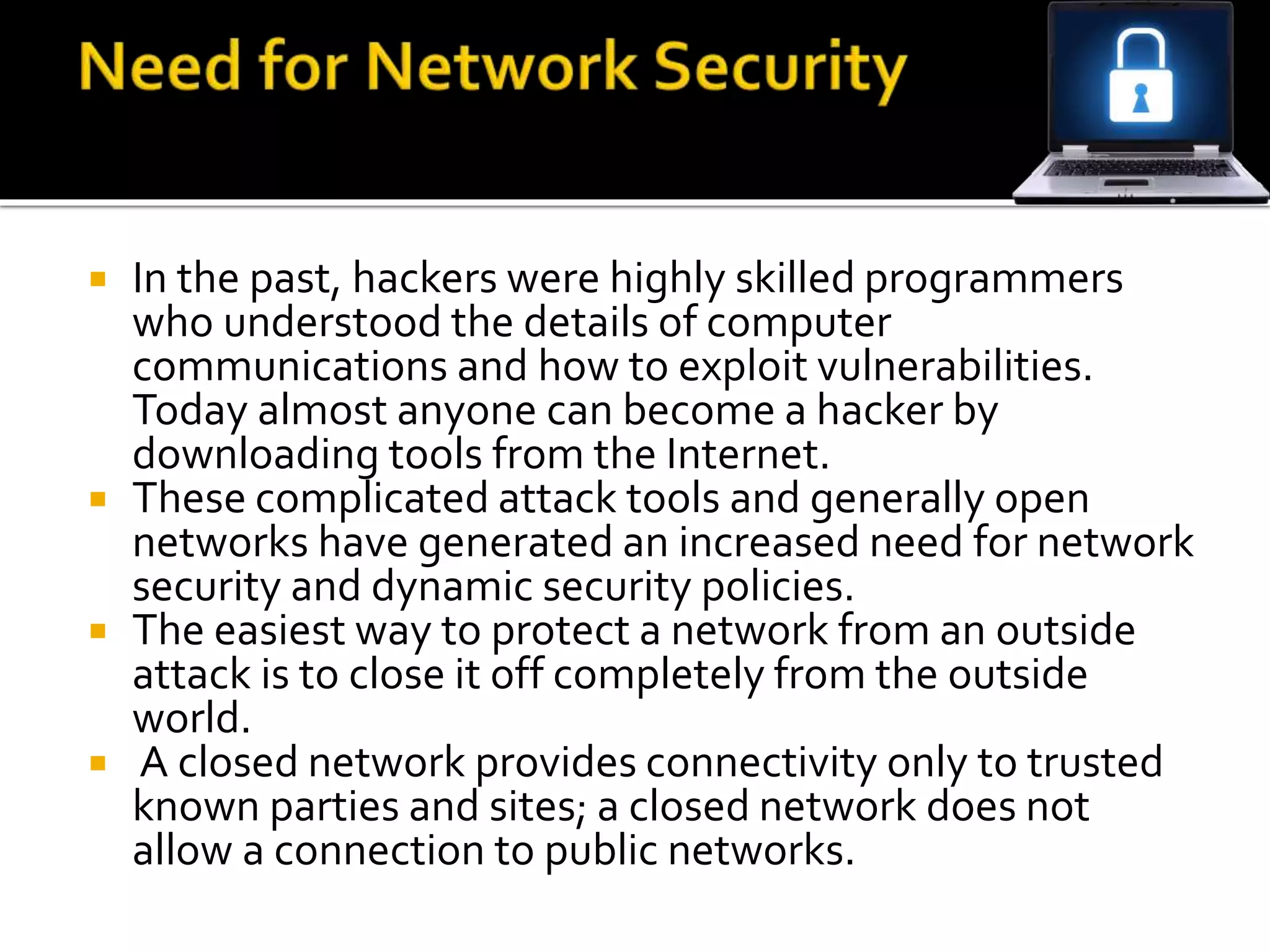 Network Security Pptpptx Information And Network Security Computing