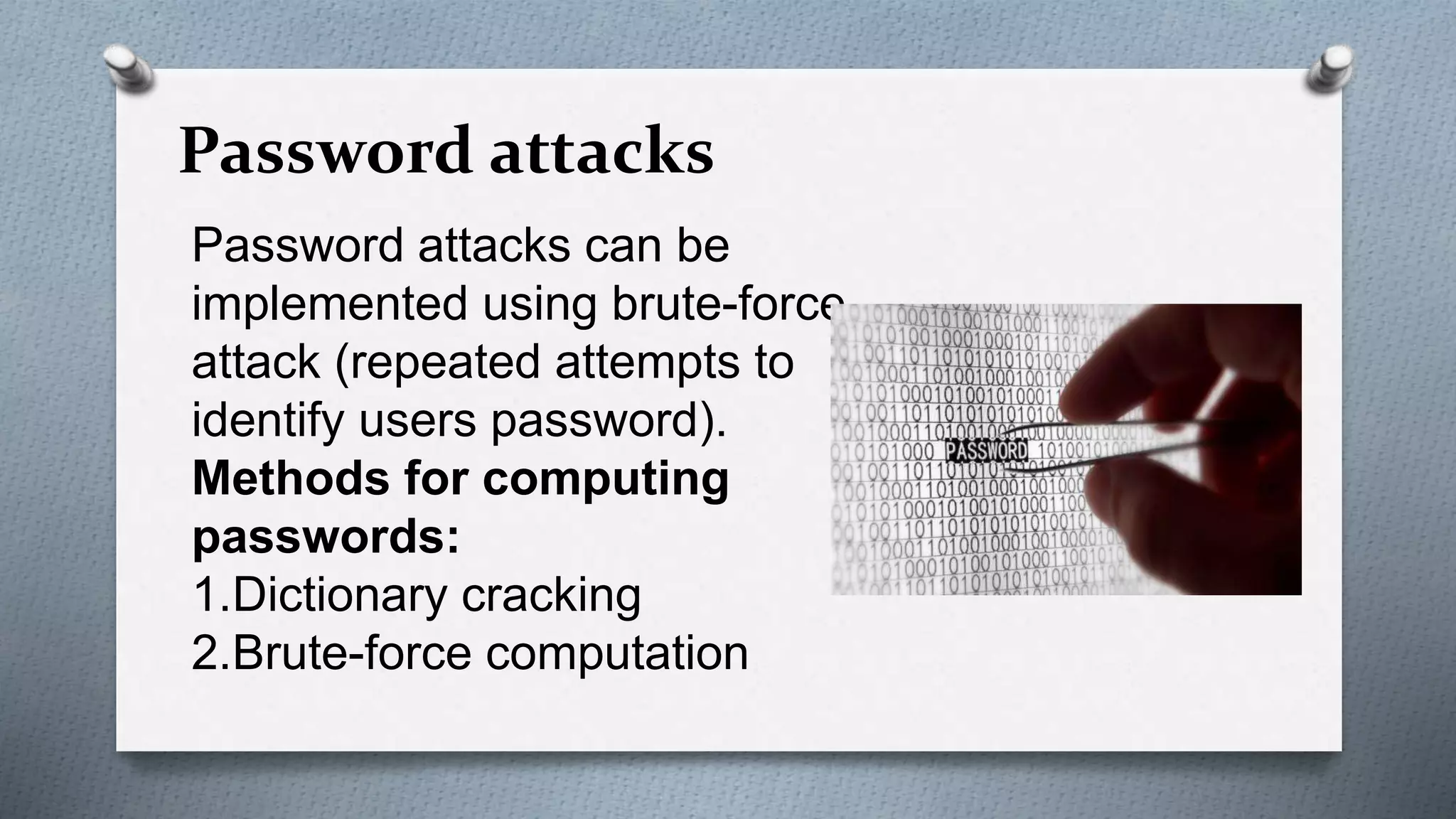 Network security (vulnerabilities, threats, and attacks) | PPTX | Internet | Computing