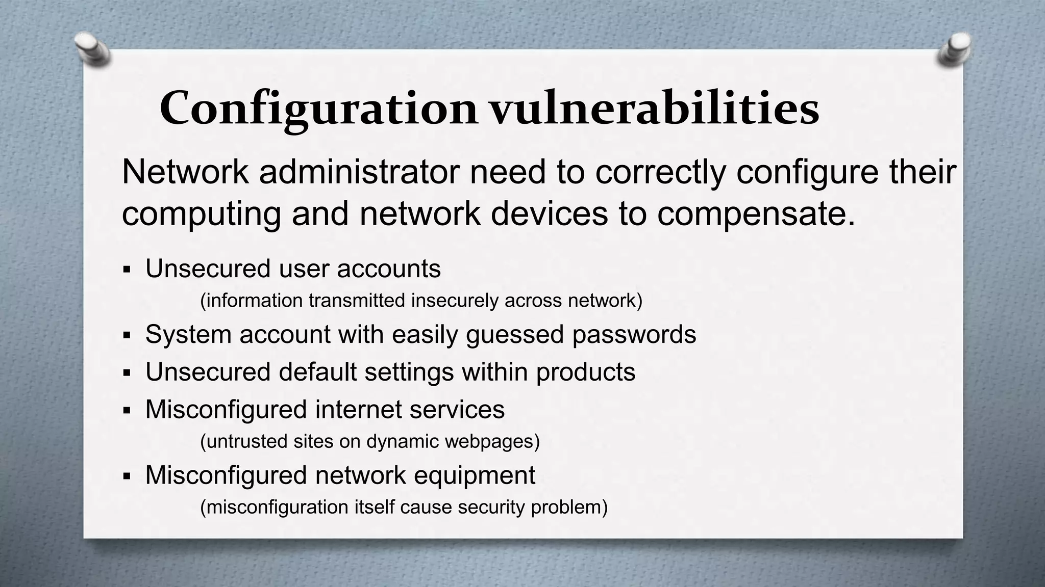 Network security (vulnerabilities, threats, and attacks) | PPTX