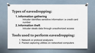 Network security (vulnerabilities, threats, and attacks) | PPTX