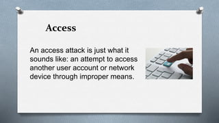 Network security (vulnerabilities, threats, and attacks) | PPTX