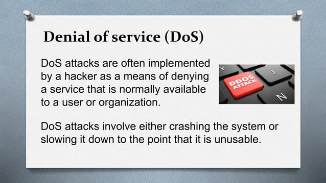 Network Security Vulnerabilities Threats And Attacks Pptx Internet Computing