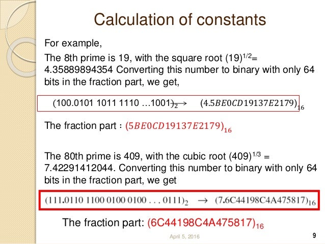 Secure Hash Algorithm Sha 512