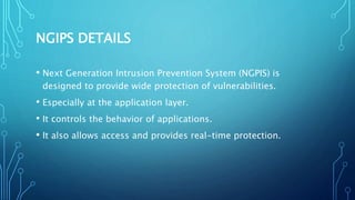 NGIPS(Next Generation Intrusion Prevention System) in Network security ...