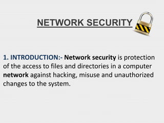 Network security (syed azam) | PPTX