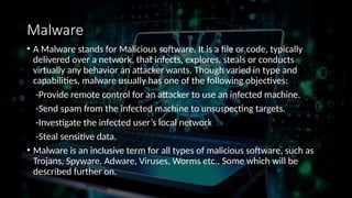 NETWORK SECURITY THREATS - POWERPOINT PRESENTATION | PPTX