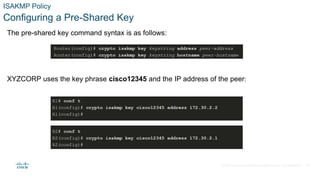 Network Security v1.0 Implementation of Site to Site IPSec | PPT