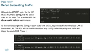 Network Security v1.0 Implementation of Site to Site IPSec | PPT