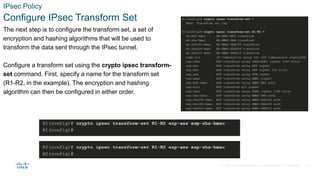 Network Security v1.0 Implementation of Site to Site IPSec | PPT