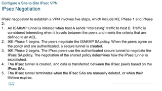 Network Security v1.0 Implementation of Site to Site IPSec | PPT