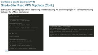 Network Security v1.0 Implementation of Site to Site IPSec | PPT