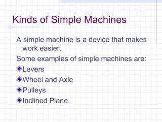 Simple Machines Review | PPT