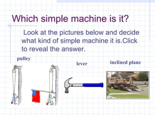 Simple Machines Review | PPT