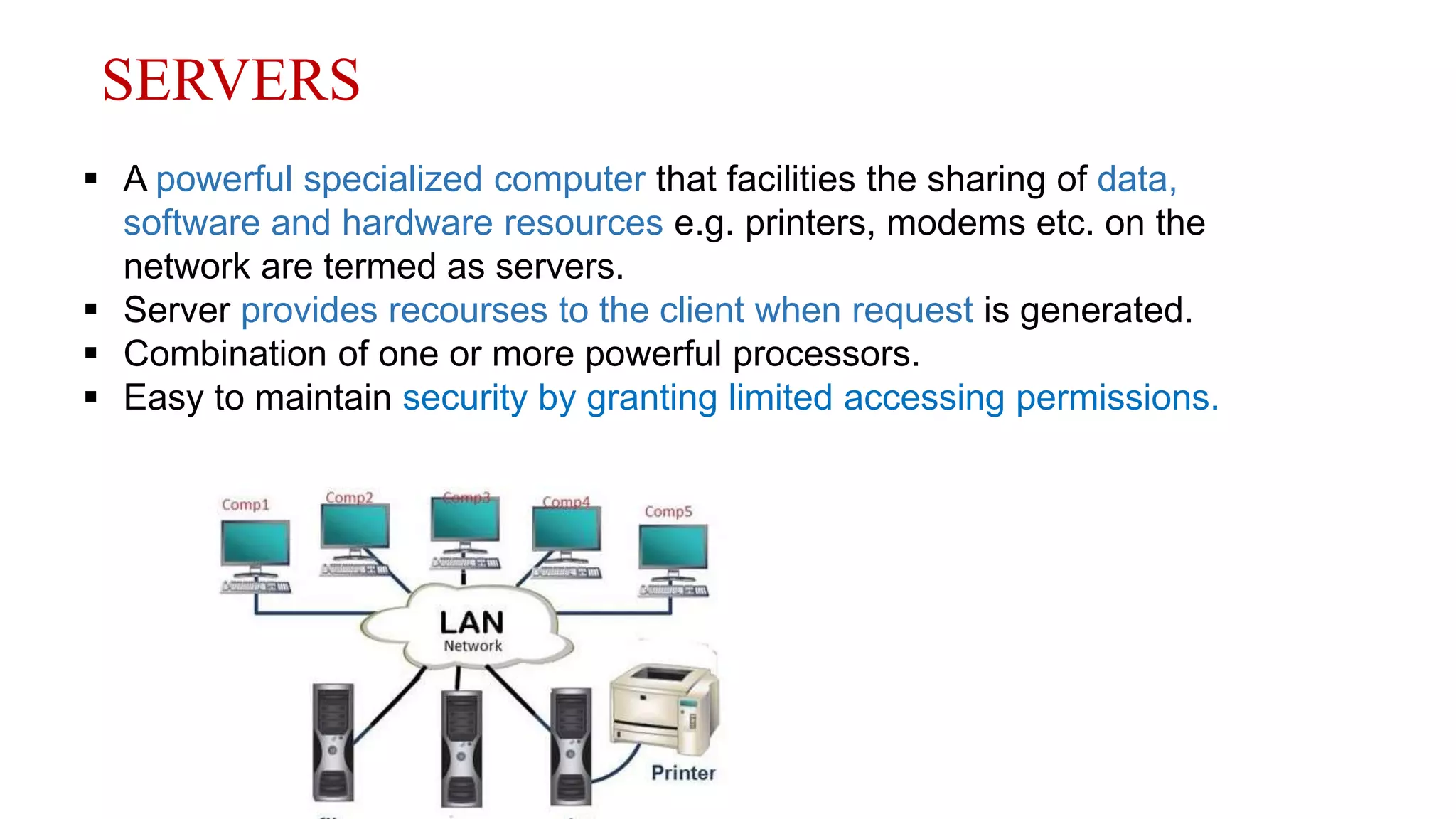 Network servers and TOPOLOGY | PPTX