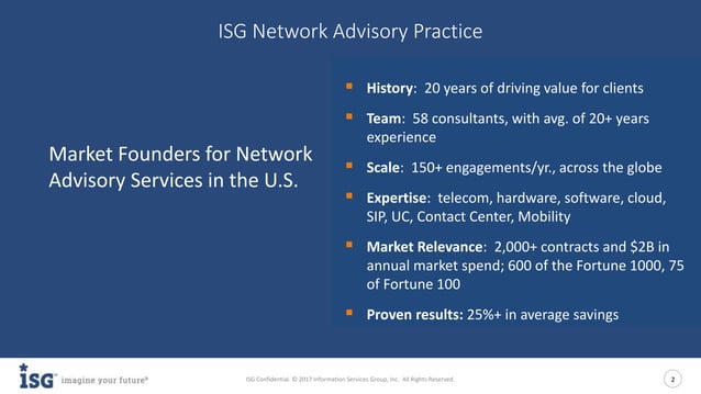 ISG Network Services Assessment Overview | PPTX | Business Utilities ...