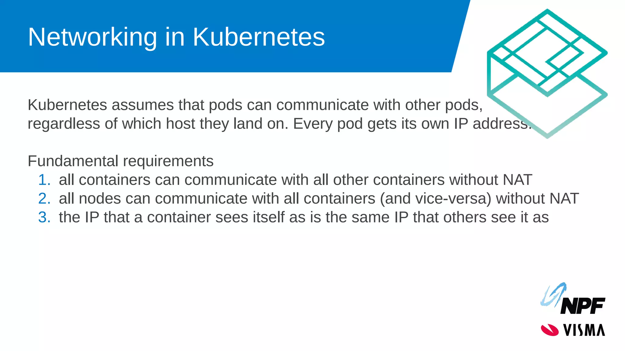 Network services on Kubernetes on premise | PPT