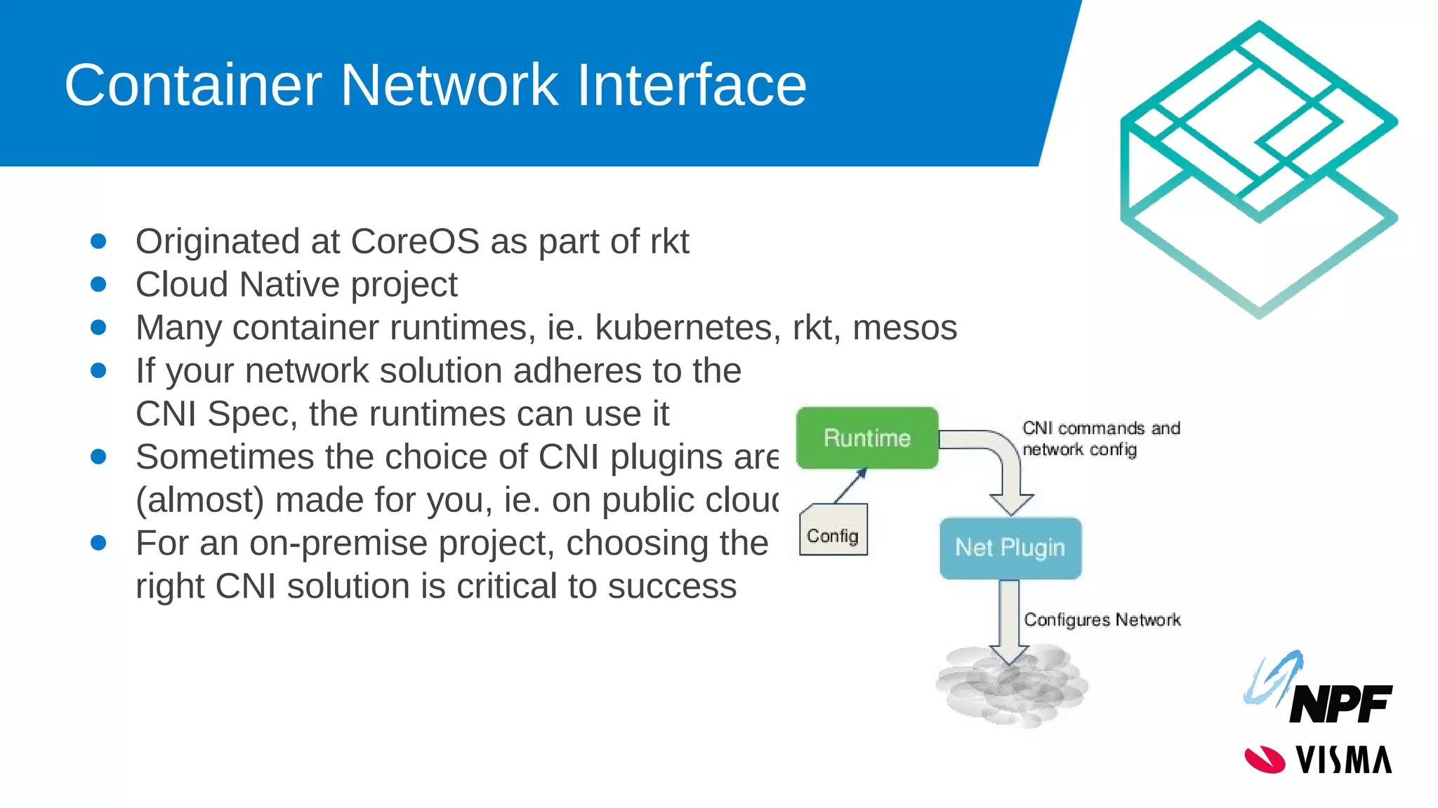 Network services on Kubernetes on premise | PPT