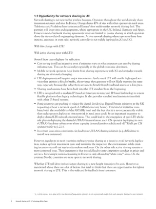 Network sharing | PDF