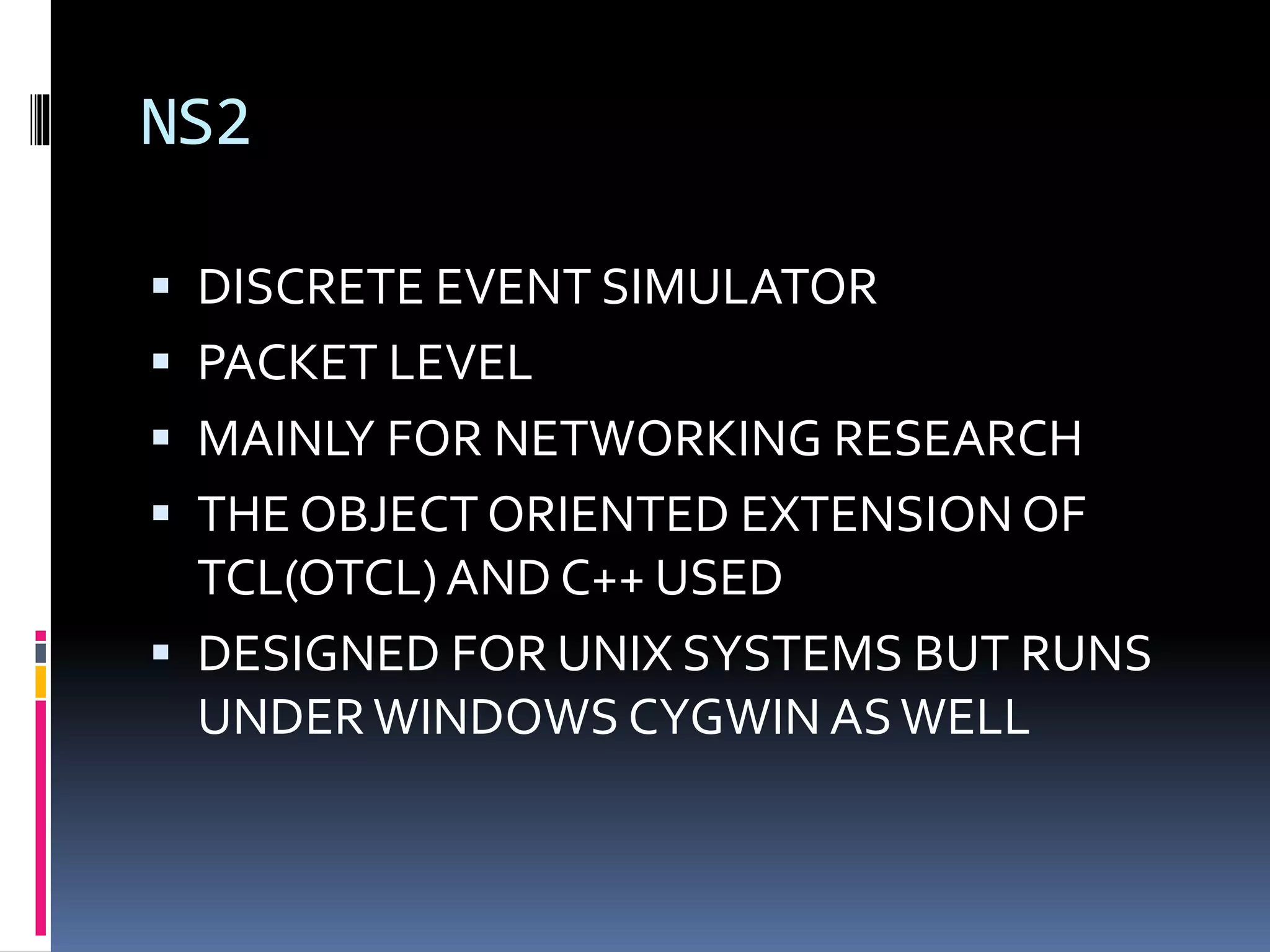 Network simulator 2 | PPT | Free Download