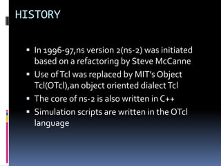 Network simulator 2 | PPT