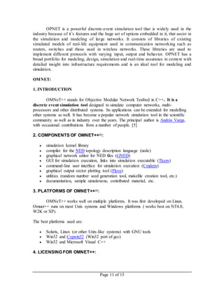 Network simulator | PDF