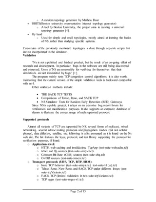 Network simulator | PDF
