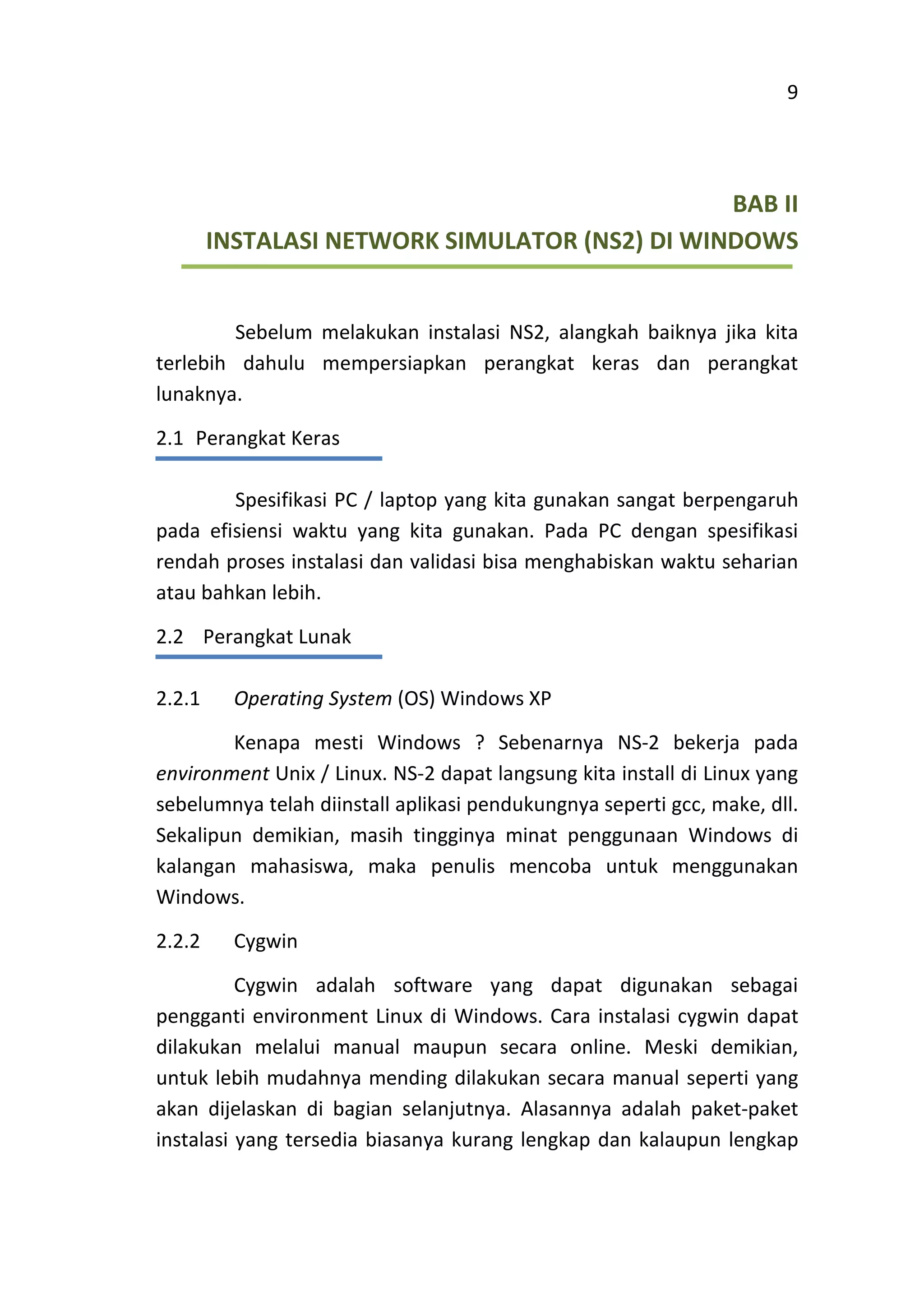 Network simulator_handbook | PDF