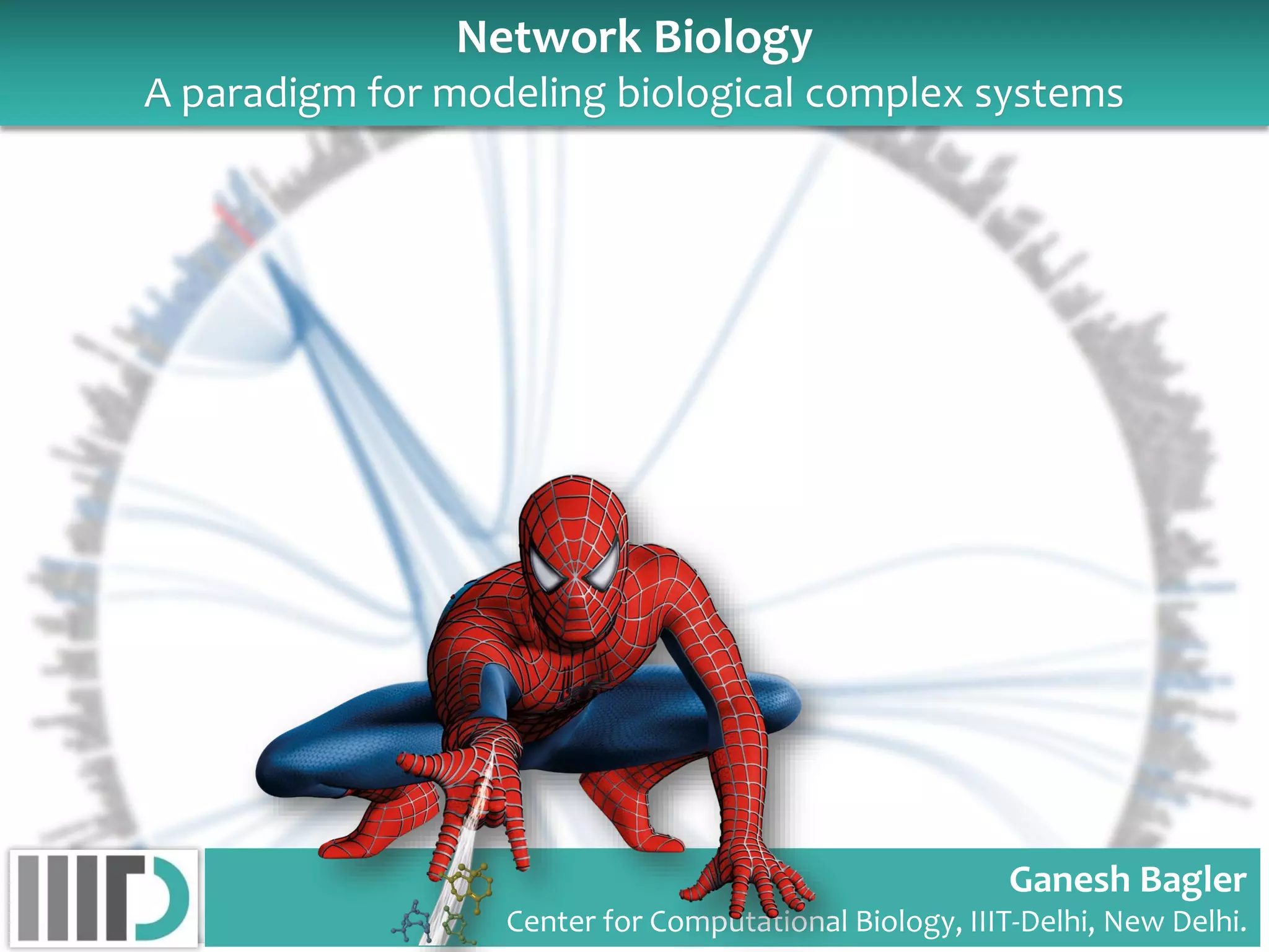 Network Biology: A paradigm for modeling biological complex systems | PDF