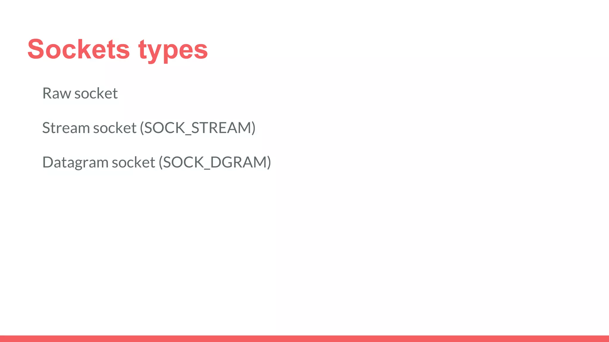 Network sockets | PPTX