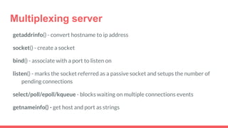 Network sockets | PPTX