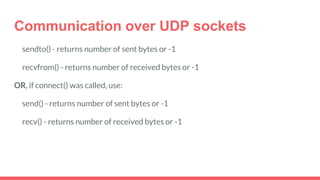 Network sockets | PPTX