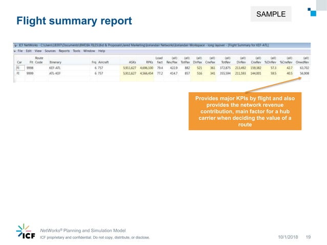 Airline Network Planning And Simulation | PPTX