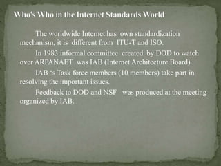 Network standardization | PPTX
