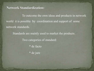 Network standardization | PPTX